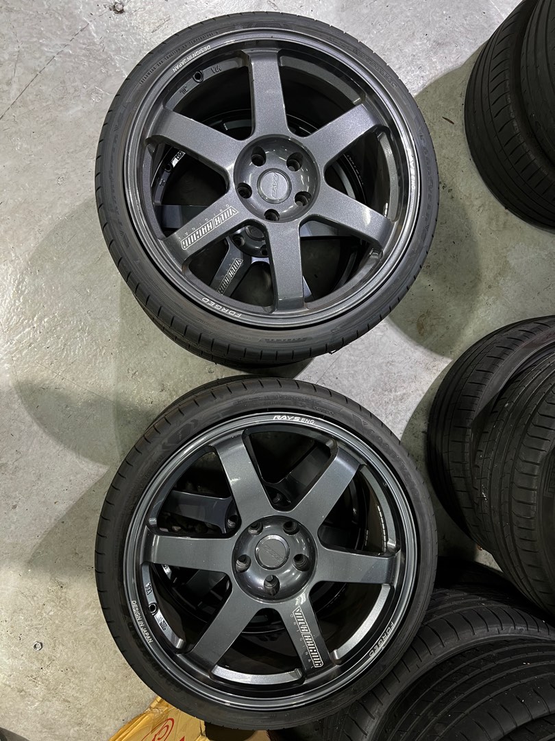 RAYS SPORT RIMS, Car Accessories, Tyres & Rims on Carousell