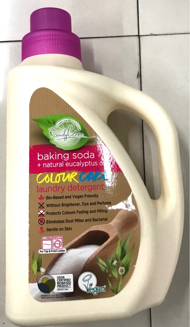 Ready Care Color Care Laundry Detergent 2.1L Baking Soda + Natural Eucalyptus Oil Vegan No Dye ...