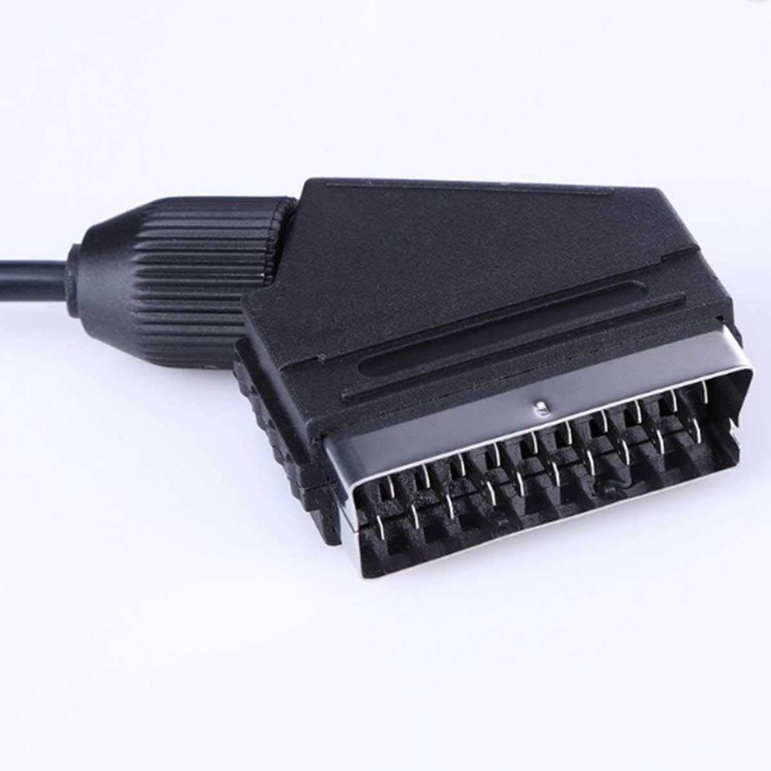 Real RGB Scart Cable for Playstation 1/2/3 (PS1, PS2, PS3), Mobile ...