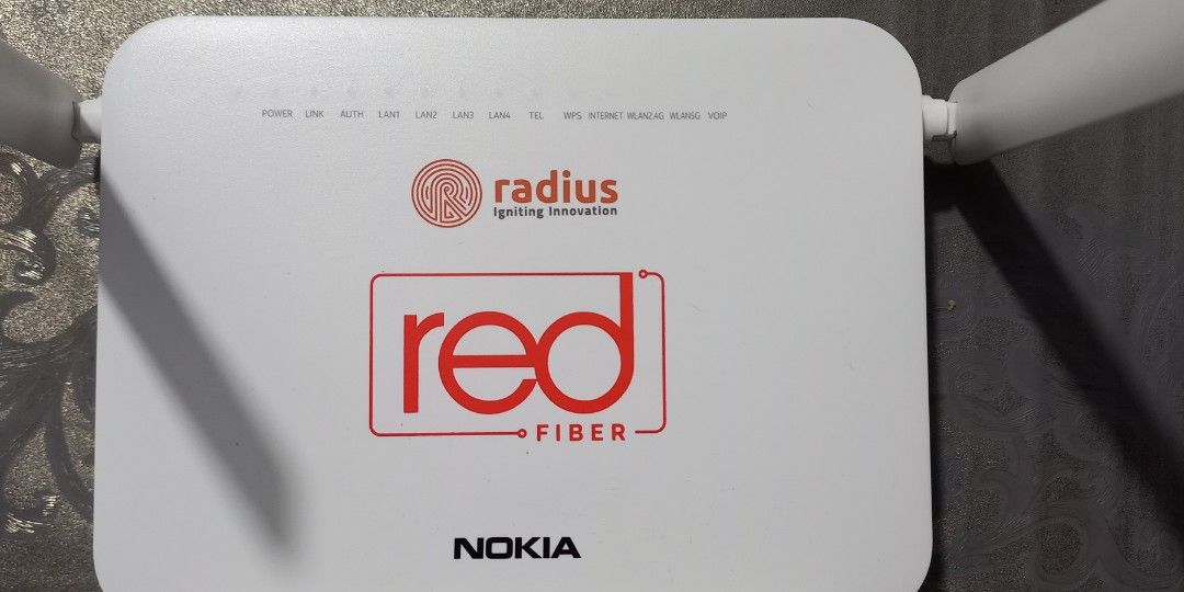 Red Fiber Wifi Modem, Computers & Tech, Parts & Accessories, Networking ...