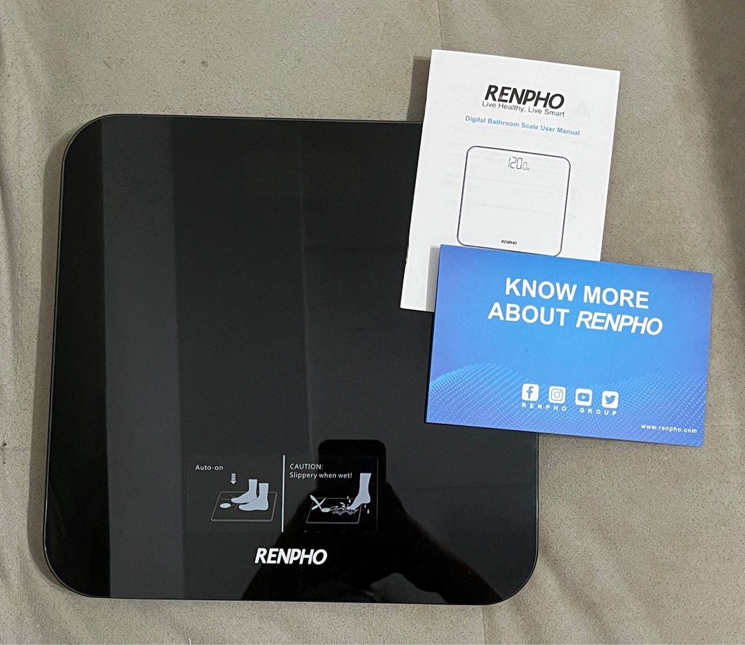 Smart Digital Bathroom Body Composition Weight Weighing Scale Renpho ...