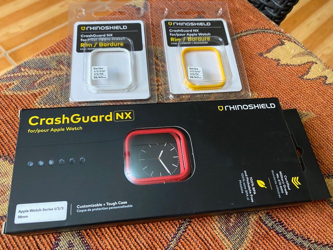 RhinoShield CrushGuard with 2 RhinoShield Rim 38mm on Carousell