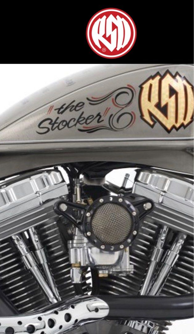 Roland Sand Design Air Filter Velocity Stack for Harley Davidson ...