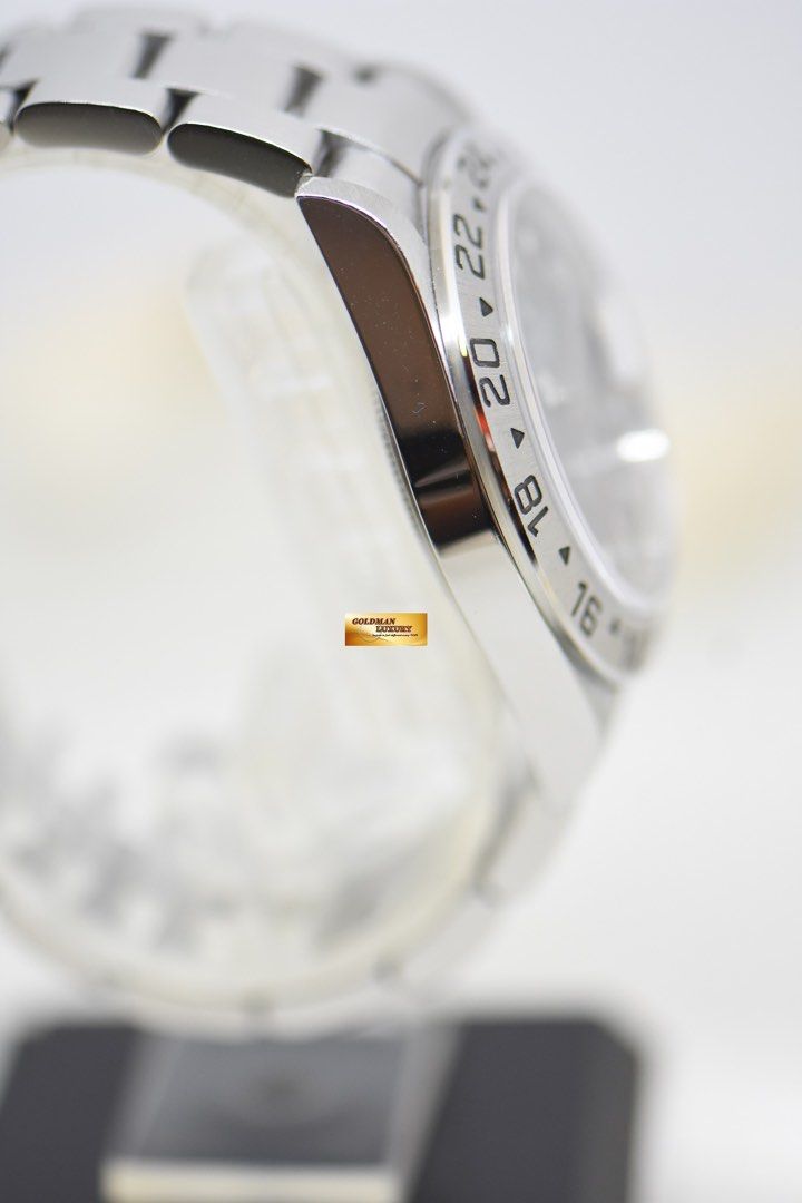 ROLEX OYSTER PERPETUAL EXPLORER II 40mm STEEL BLACK DIAL CALIBRE 3185 ...