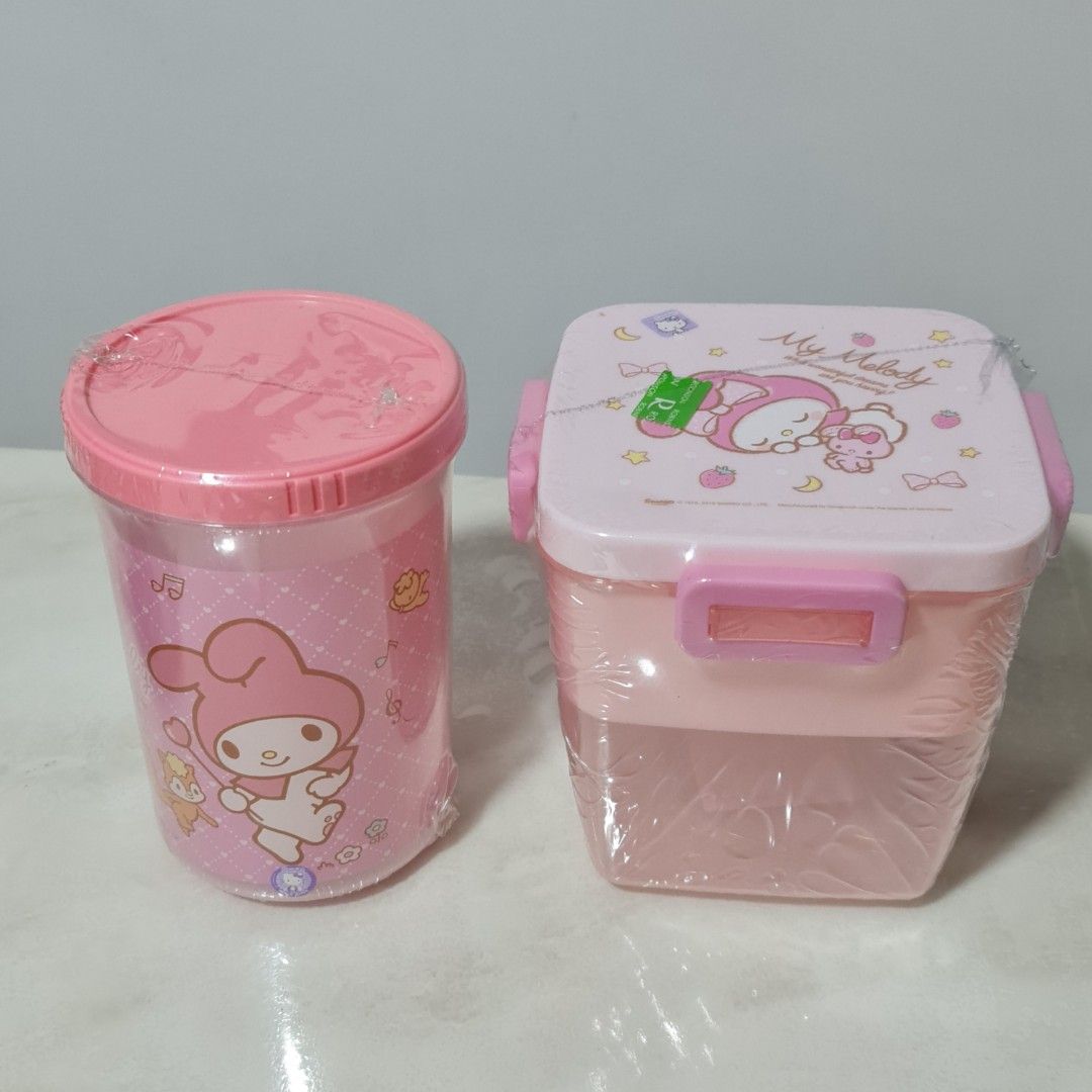 Sanrio Little Twin Stars Kiki Lala My Melody Tray Mug Food Container ...