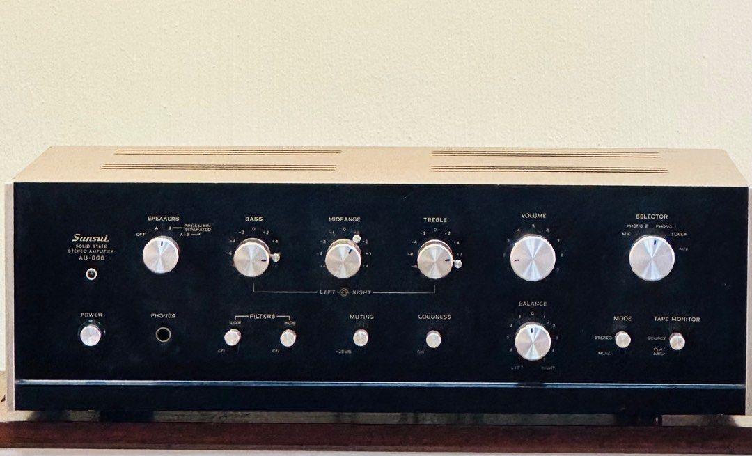 Sansui stereo AU-666 integrated amplifier, Audio, Other Audio Equipment ...