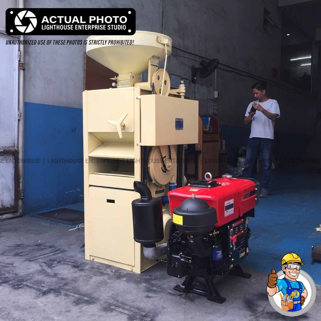 SATO 15HP/11kW SB Series Industrial Rice Mill 650-900kg/hr / Milling ...