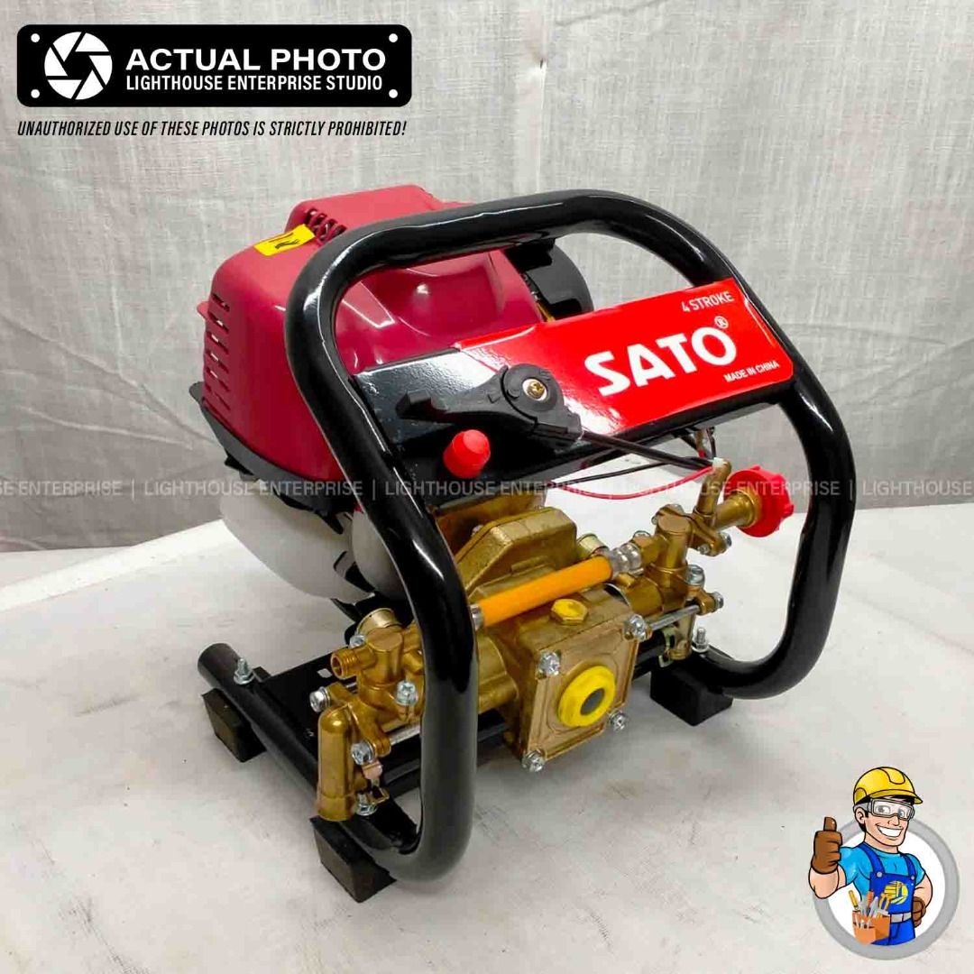 SATO 4-Stroke 35L/M Gasoline Portable Power Sprayer (SK-GX35 ...