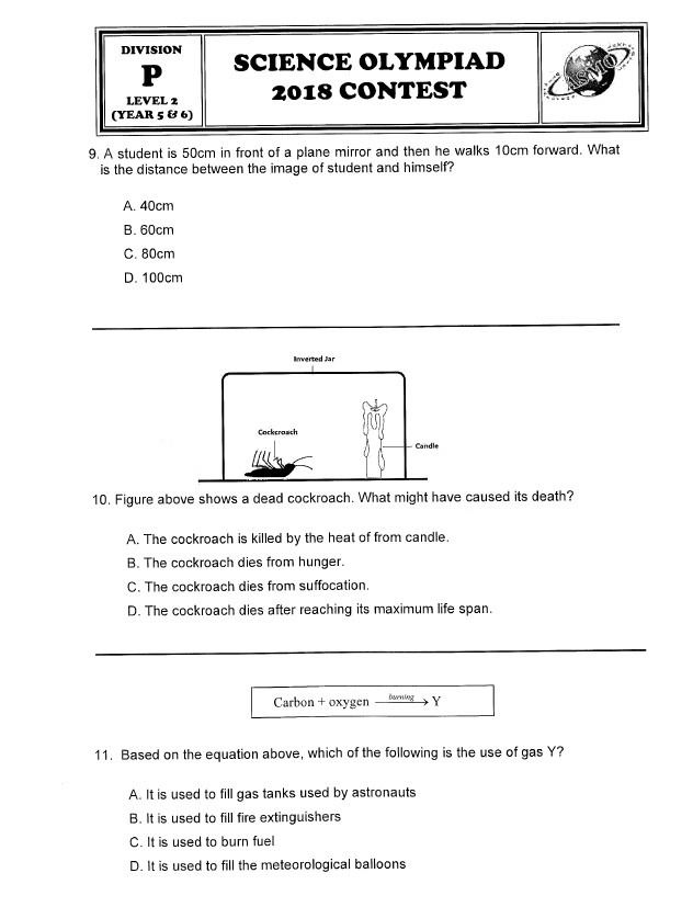 Science Olympiad | Primary school science | Science| Math | IMSO ...