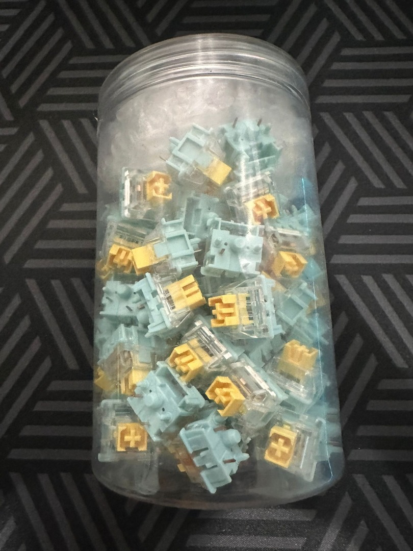 Lubed Sea Salt Lemon Switches, Computers & Tech, Parts & Accessories ...