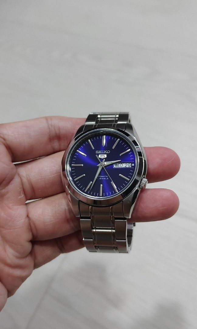 Seiko 5 Blue Dial Stainless Watch SNKL43K1 SNKL43K SNKL43, Luxury ...