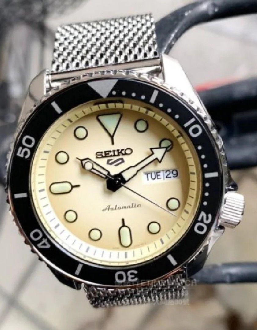 [Rare Cream Dial] Seiko Sport watch, fast deal, Men's Fashion, Watches ...