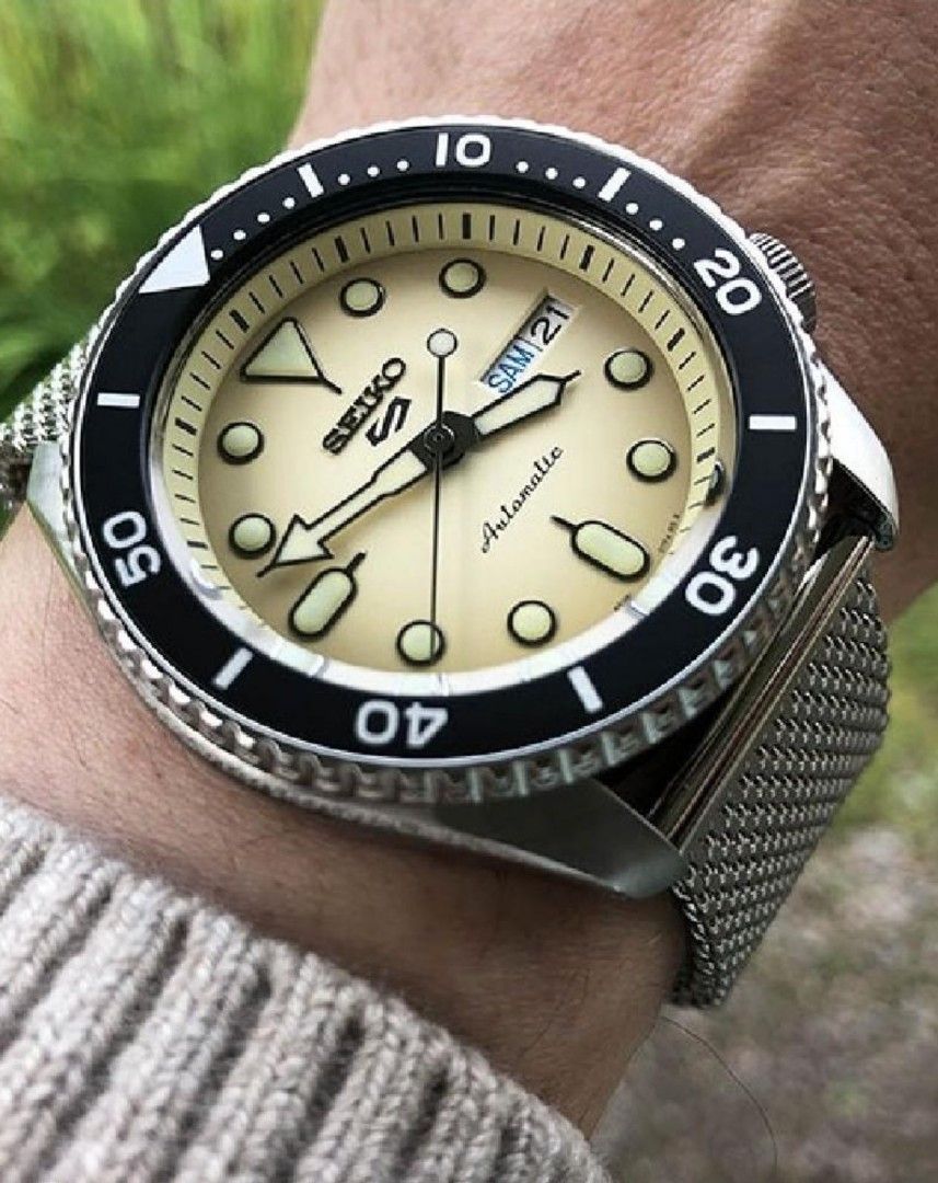 [Rare Cream Dial] Seiko Sport watch, fast deal, Men's Fashion, Watches ...