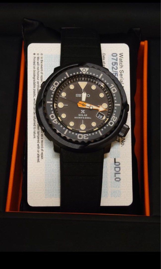 Seiko Tuna diver watch PROSPEX 精工潛水錶 SNE577P1 太陽能 限量, 名牌, 手錶 - Carousell