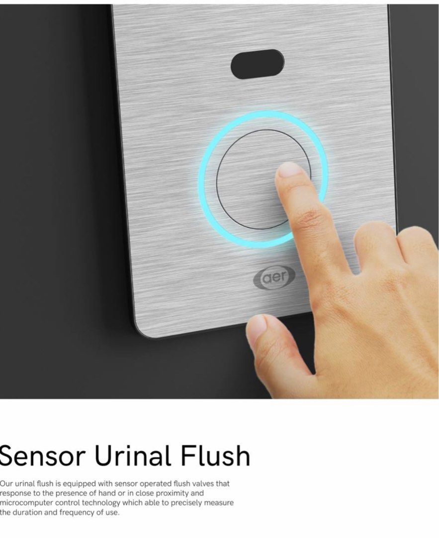 Sensor Urinal Flush, Furniture & Home Living, Bathroom & Kitchen ...