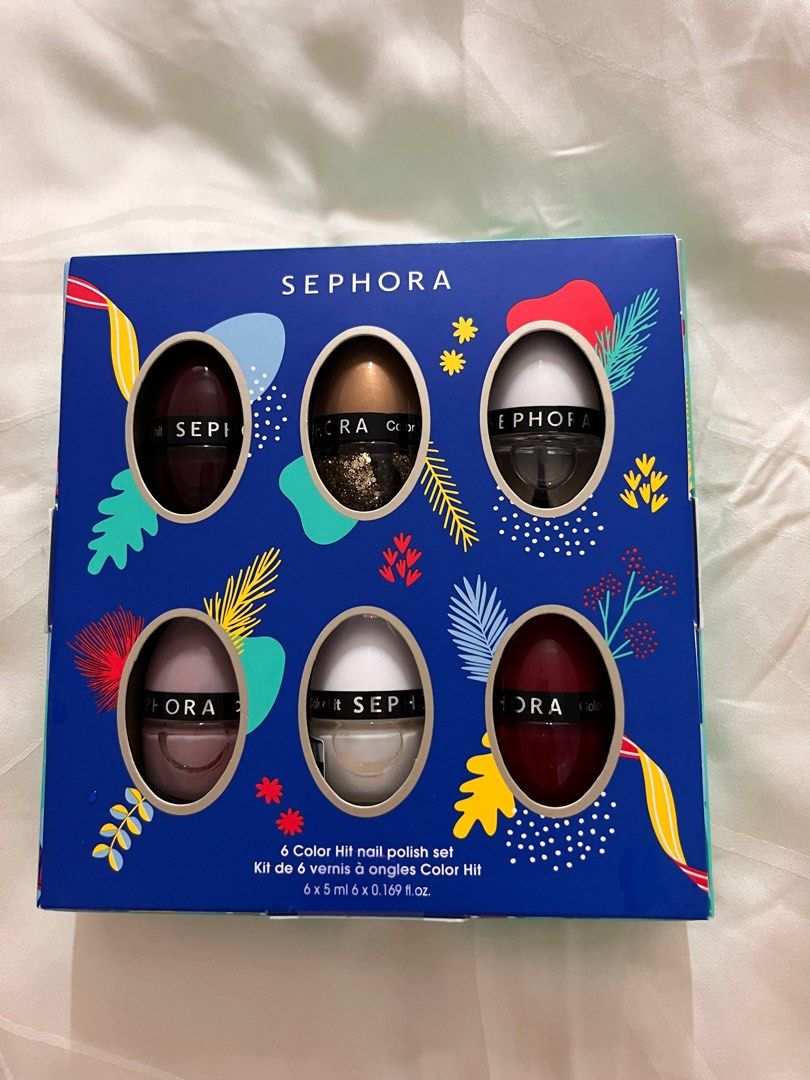 Sephora 6 Colour Hit Nail Polish Set, Beauty & Personal Care, Hands ...