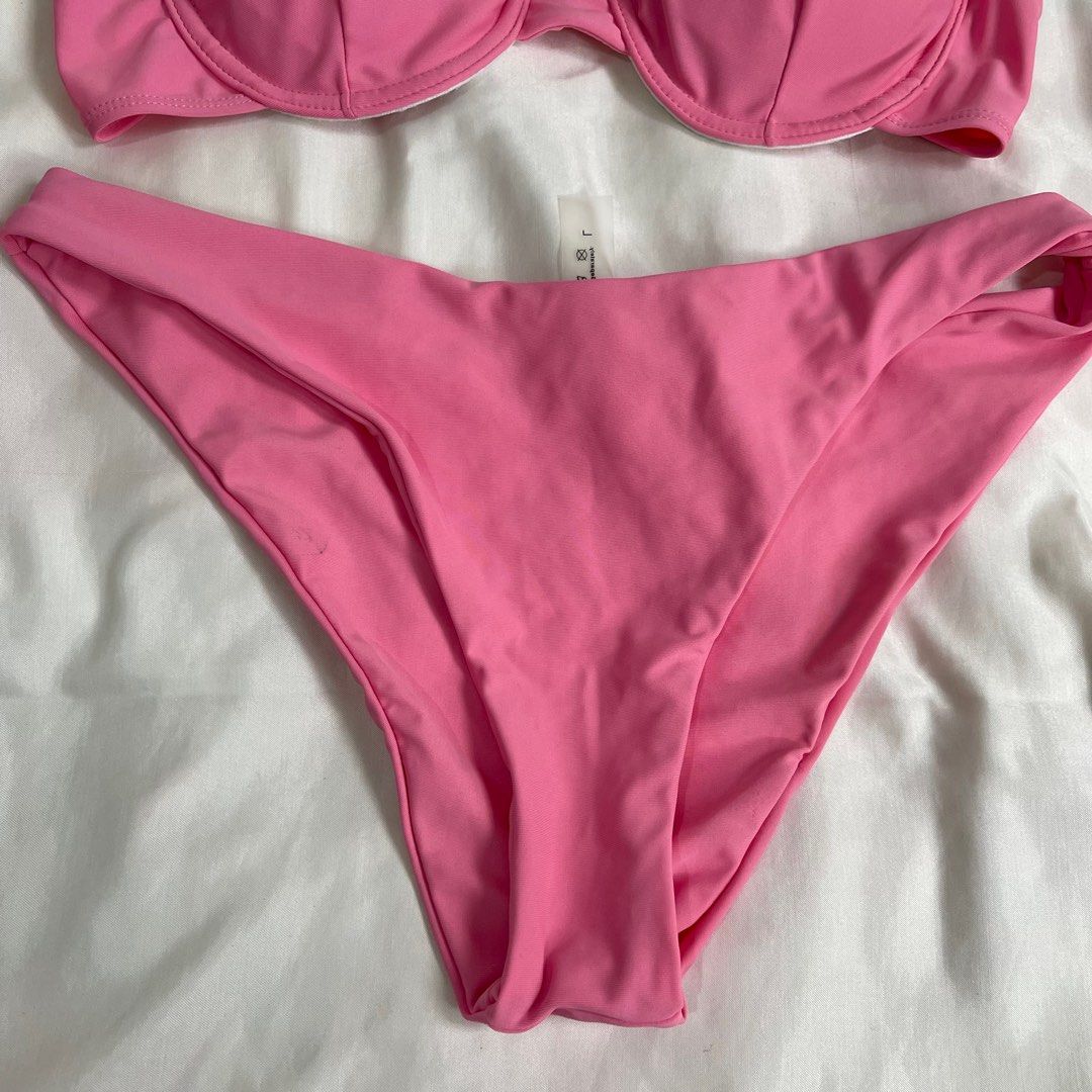 Shein Pink Bikini Swimsuit On Carousell