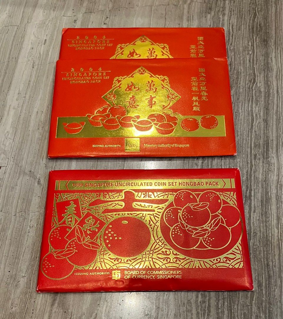 Singapore Uncirculated Coin Set Hongbao Pack, Hobbies & Toys ...