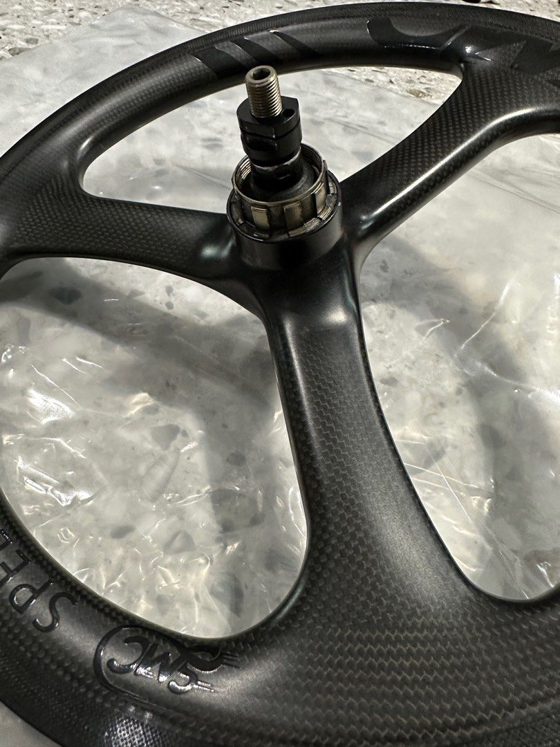 SMC carbon tri spokes for Brompton, Sports Equipment, Bicycles & Parts ...