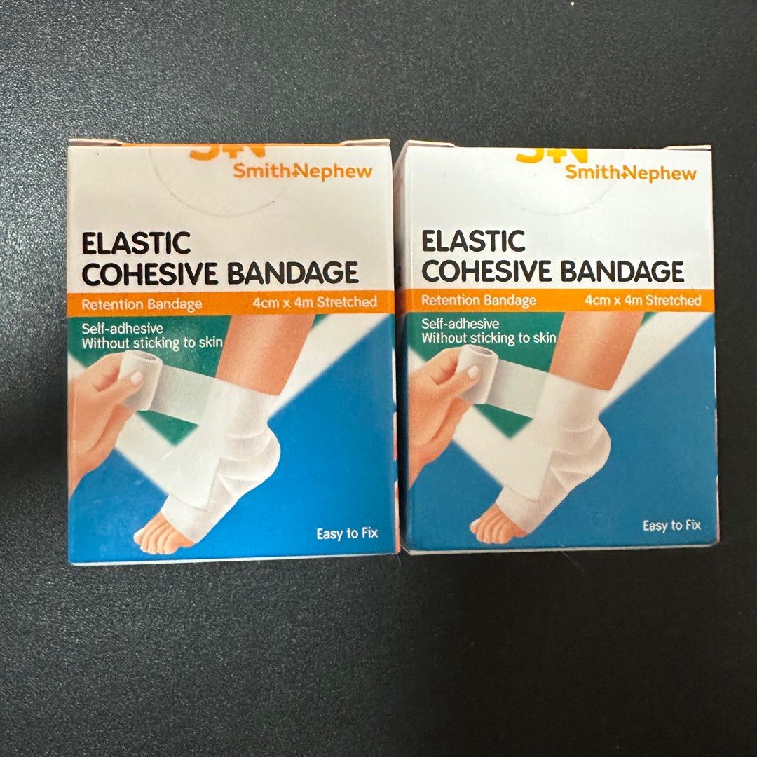 Smith & Nephew Elastic Cohesive Bandage, Health & Nutrition, Medical ...