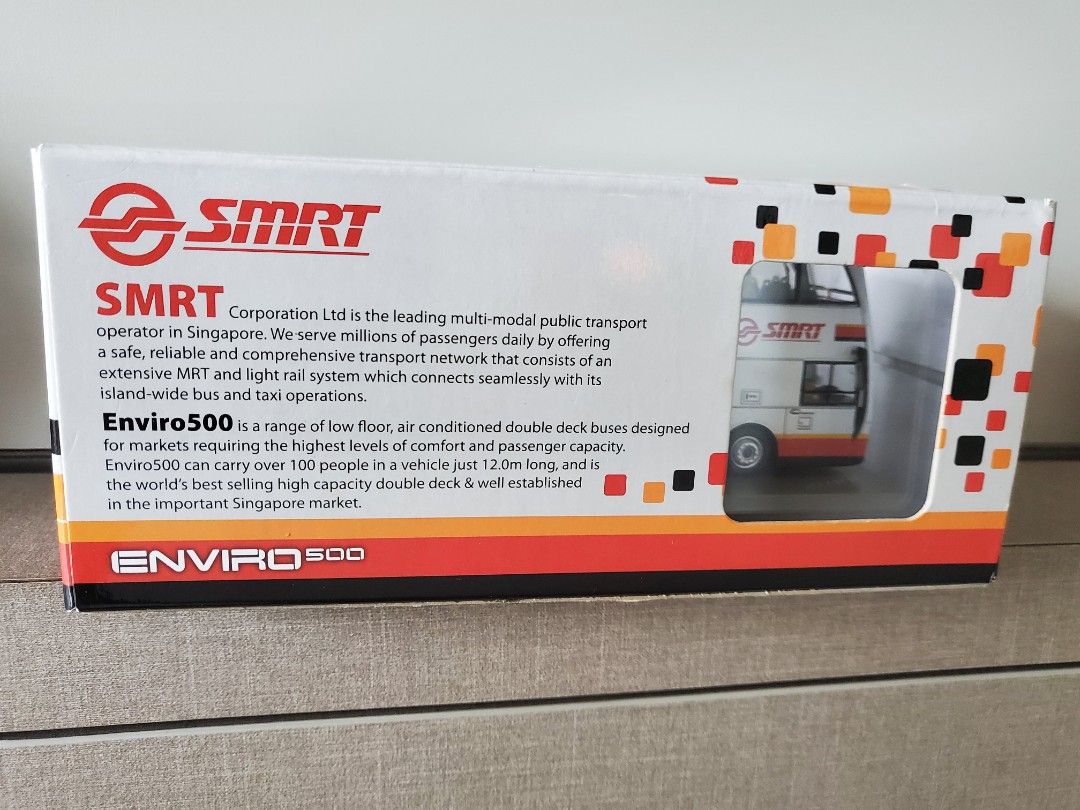 SMRT Enviro Bus_sbs mrt train singapore, Hobbies & Toys, Memorabilia ...