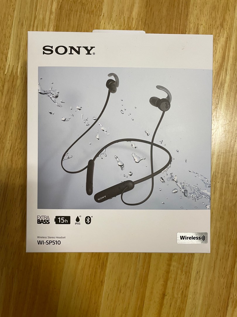 Sony Wireless Headset (WI-SP510), Audio, Headphones & Headsets on Carousell