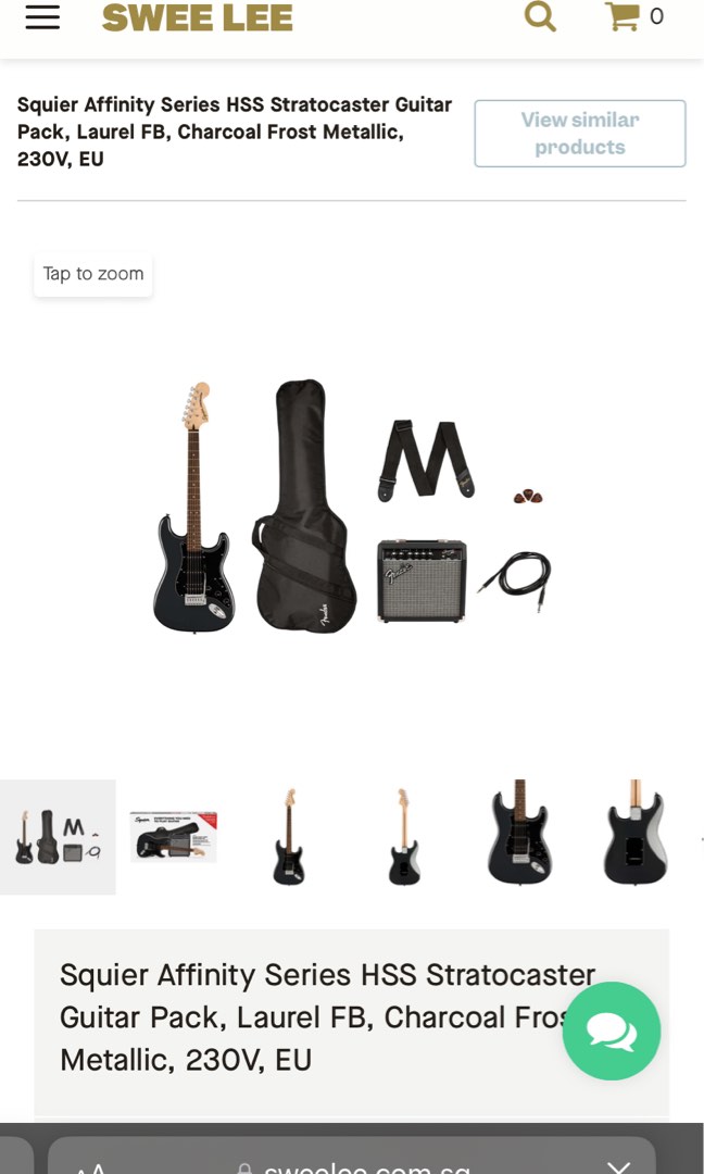 Squier by Fender Affinity Series HSS Stratocaster Charcoal Frost ...