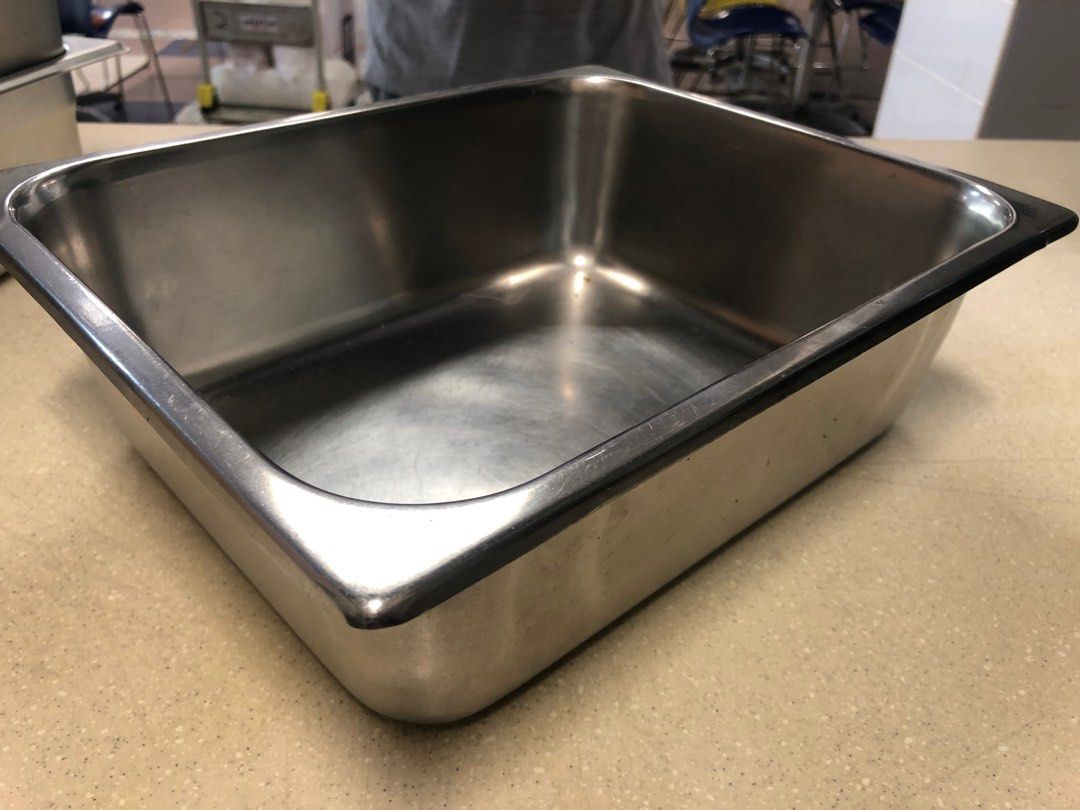 Stainless steel food tub, Furniture & Home Living, Kitchenware ...