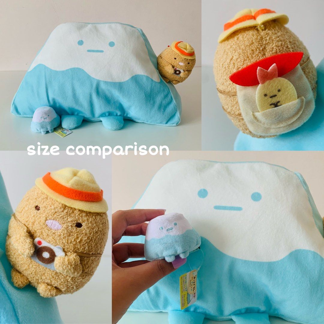 sumikko gurashi yama & pyramid big plush with egypt neko & travel ...