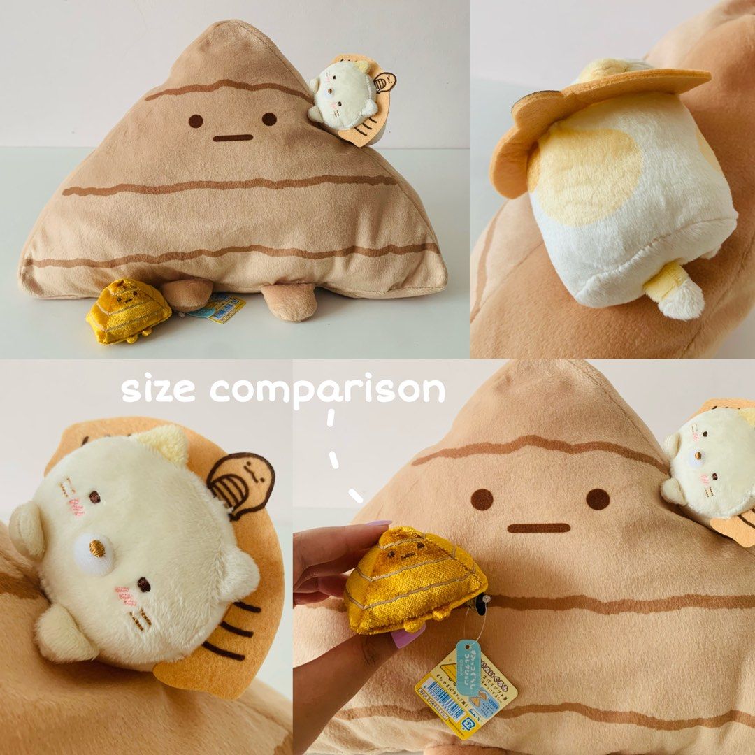 sumikko gurashi yama & pyramid big plush with egypt neko & travel ...