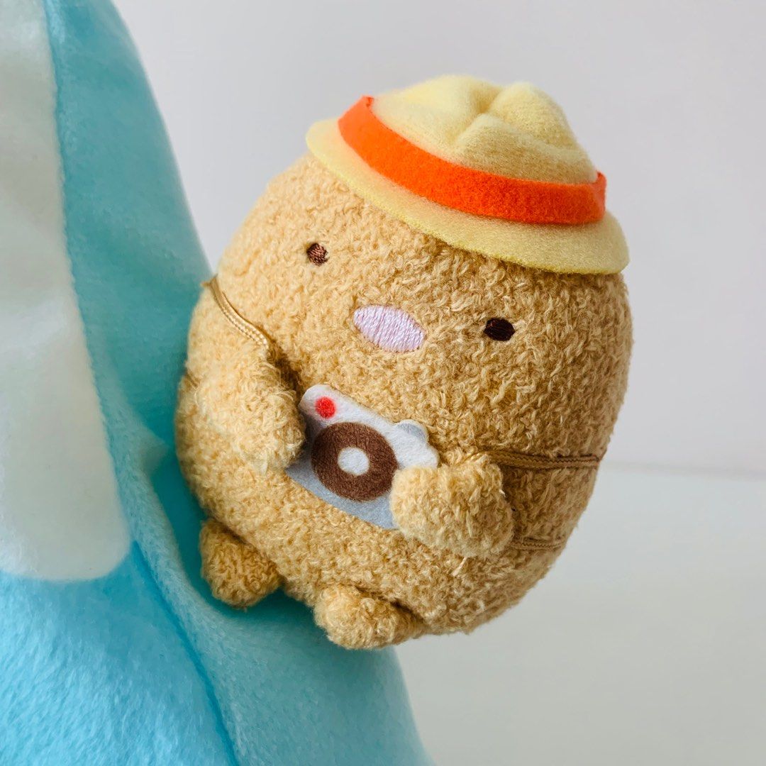 sumikko gurashi yama & pyramid big plush with egypt neko & travel ...