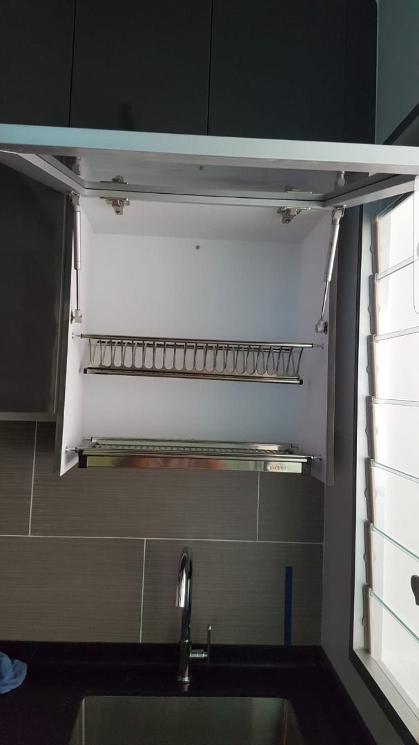 Supply and Install HDB 4 Room BTO Kitchen Cabinet + Bar Counter, Supply ...