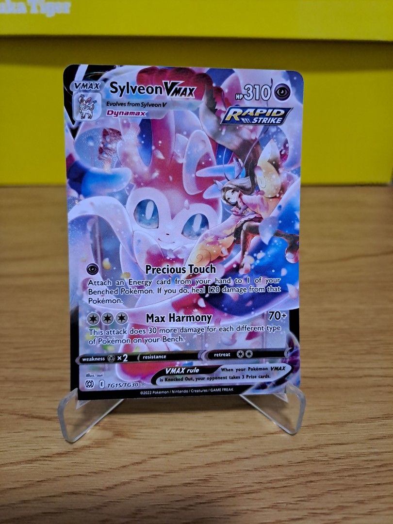 Sylveon Vmax TG Trainer Gallery Pokemon Card, Hobbies & Toys, Toys ...