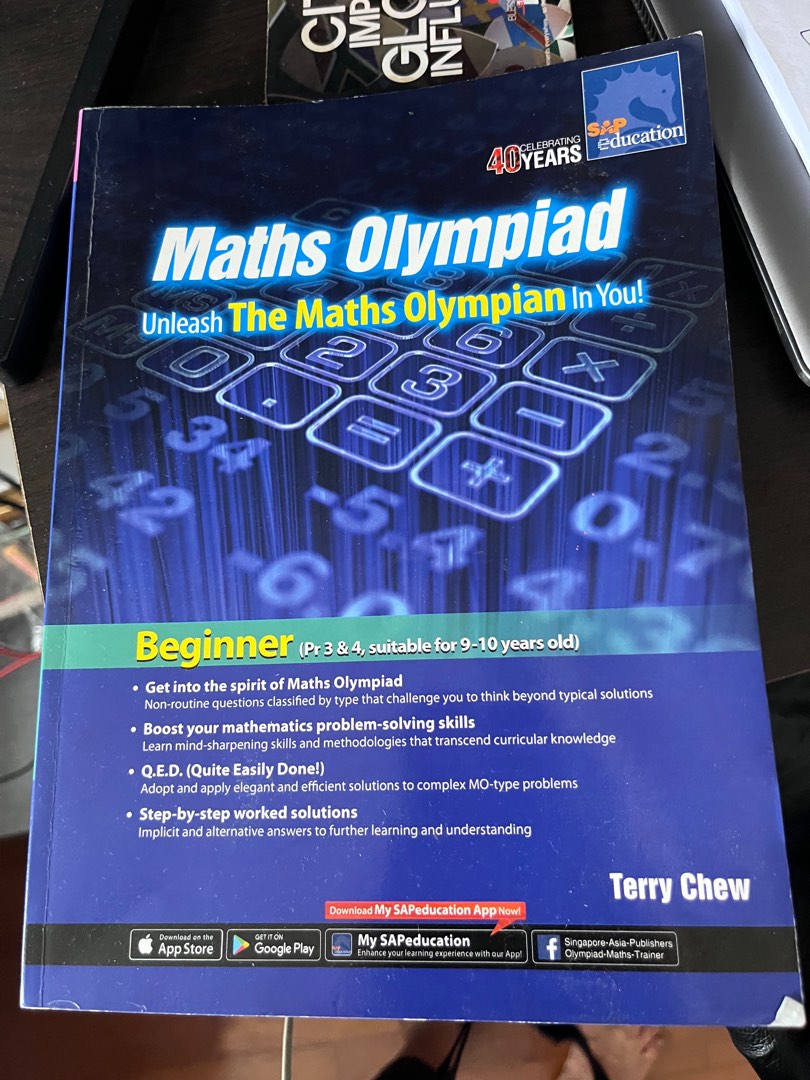 Terry Chew Math Olympiad assessment book (Beginner), Hobbies & Toys ...