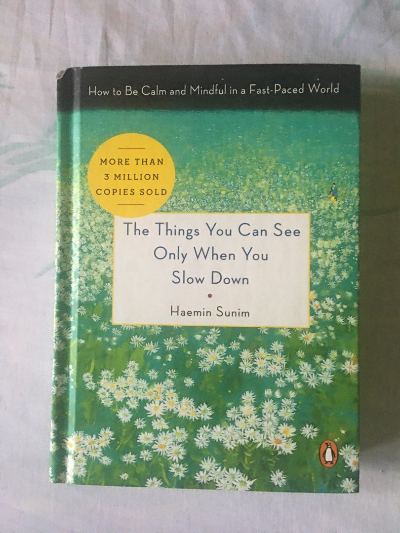 The Things You Can See Only When You Slow Down by Haemin Sunim, Hobbies ...