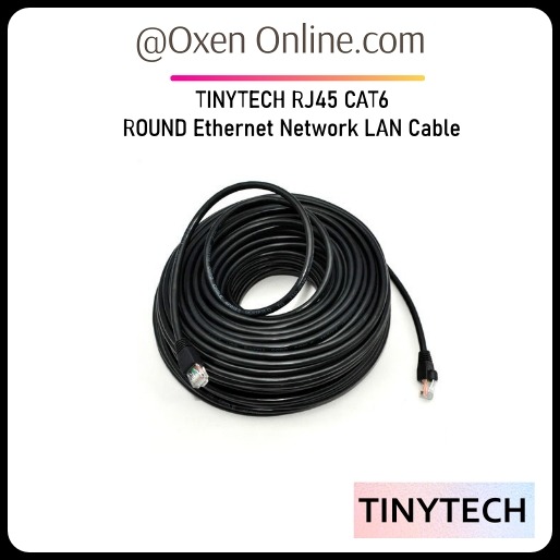 TINYTECH CAT6R LAN GIGABYTE NETWORK CABLE 50 METER, Computers & Tech ...