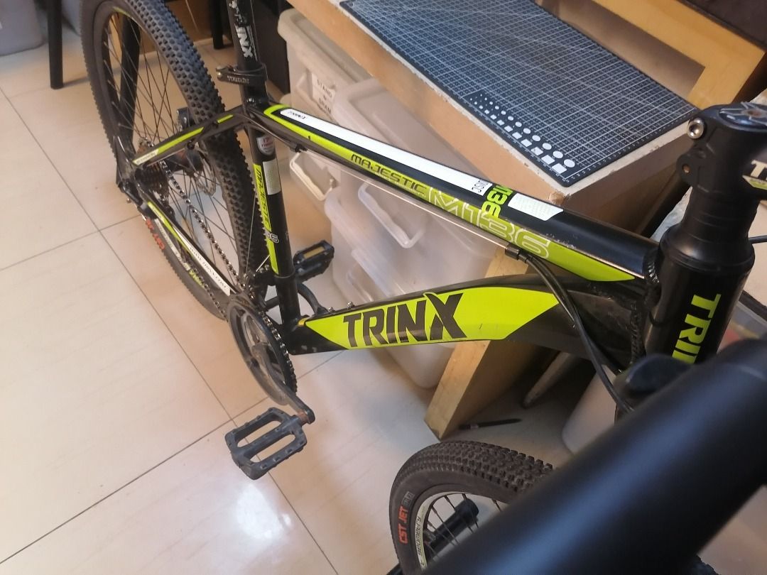 Trinx 26er Mountain Bike Green-Black on Carousell