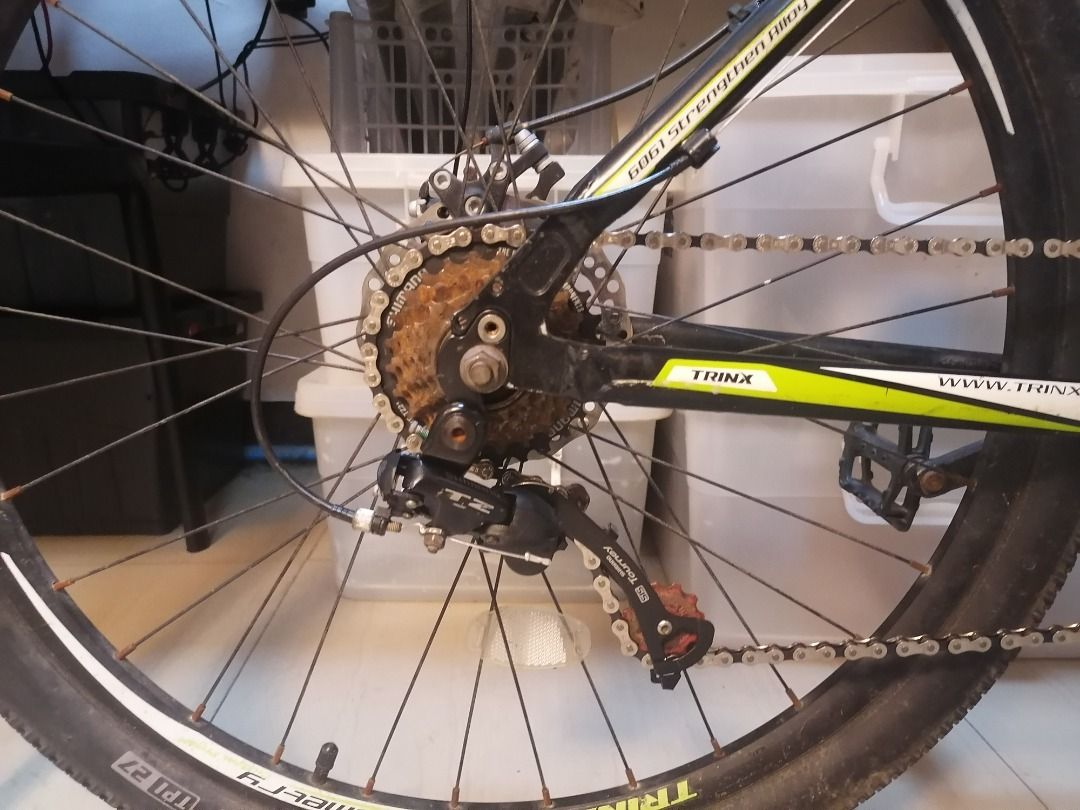 Trinx 26er Mountain Bike Green-Black on Carousell