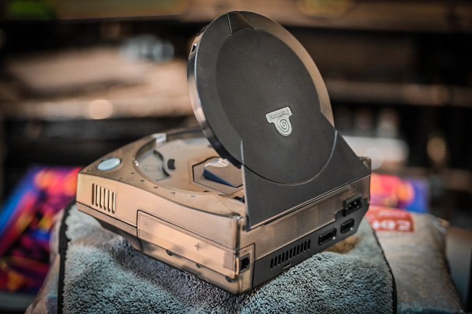 Ultimate Sega Dreamcast Custom Phantom Black Console VA0 w/ Terraonion MODE ODE, DCDIGITAL HW2 ...