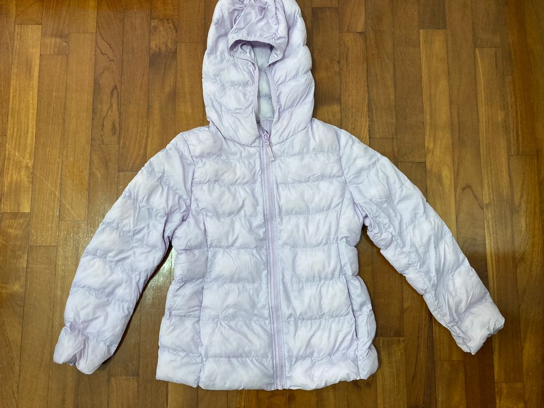 Uniqlo Girls Parka Jacket (120), Babies & Kids, Babies & Kids Fashion ...