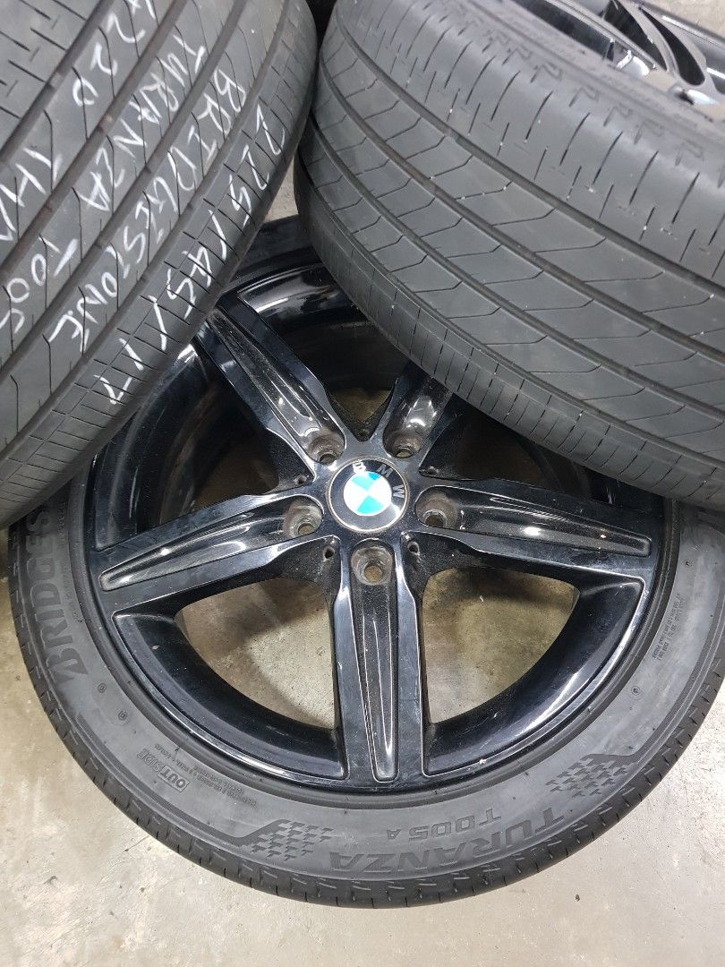 Used 17" BMW Replica 5/120 Rims With Bridgestone Tyres, Car Accessories ...