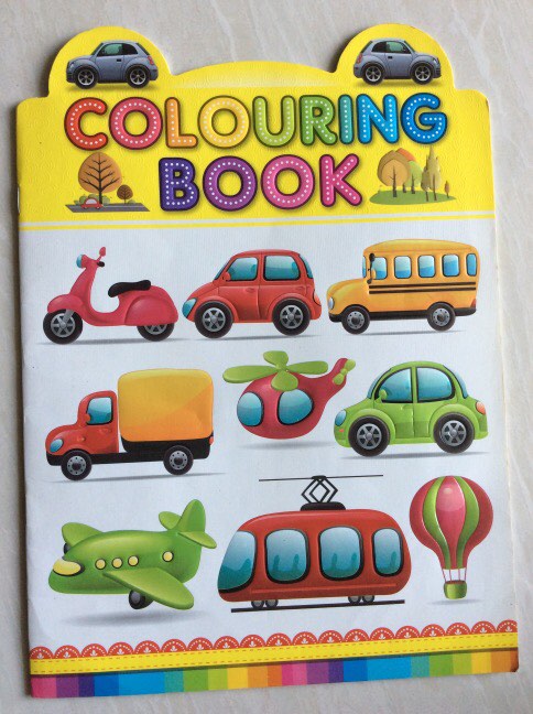 Vehicles coloring book, Hobbies & Toys, Books & Magazines, Children's ...