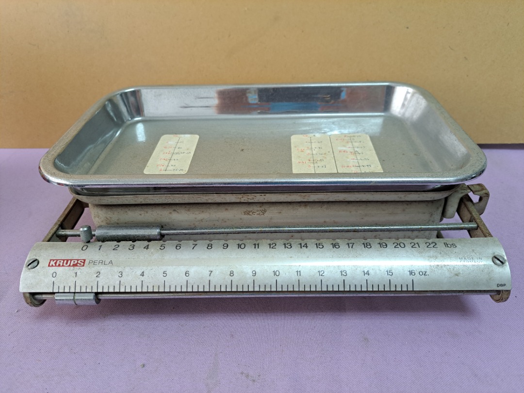 Vintage 1960's Krups Perla Scales made in German 古董德國秤/磅, 興趣及遊戲, 收藏品及 ...