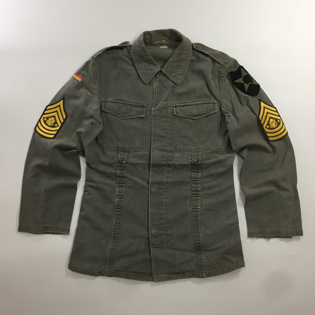 Vintage German Military Army jacket on Carousell
