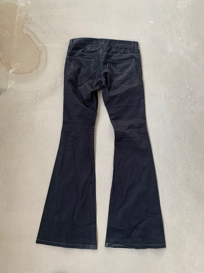 Vintage Japanese Flare Jeans ! Y2k Night core, Women's Fashion, Bottoms ...