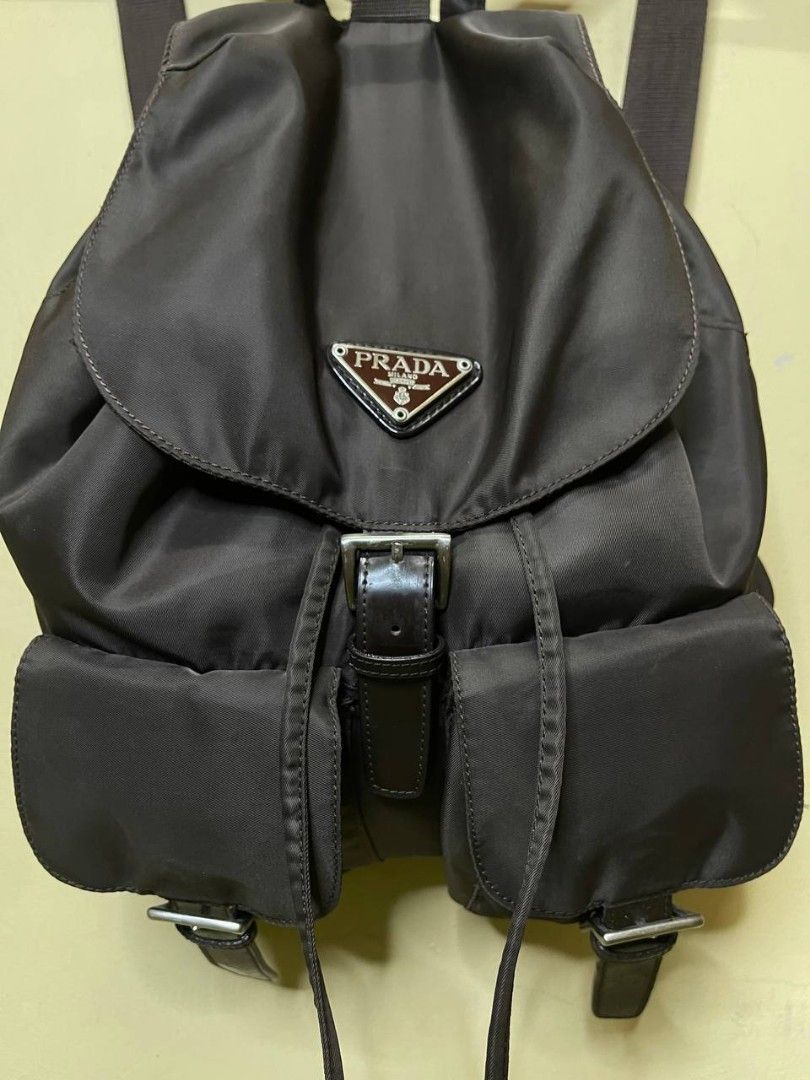 Vintage Prada nylon backpac, Luxury, Bags & Wallets on Carousell