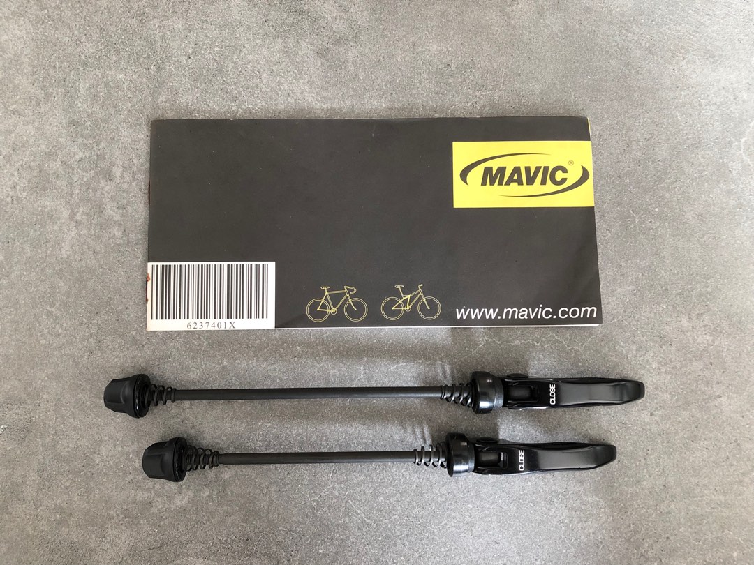 Vintage Retro Mavic 700C Quick Release Skewers Road Bike Touring Pista ...