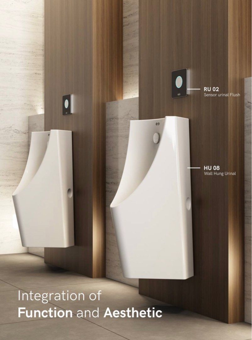 Wall Hung Urinal, Furniture & Home Living, Bathroom & Kitchen Fixtures ...