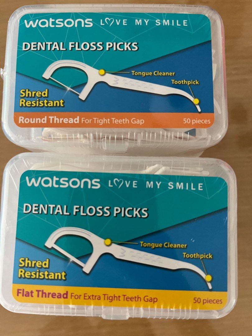 Watsons Dental floss picks, Beauty & Personal Care, Oral Care on Carousell