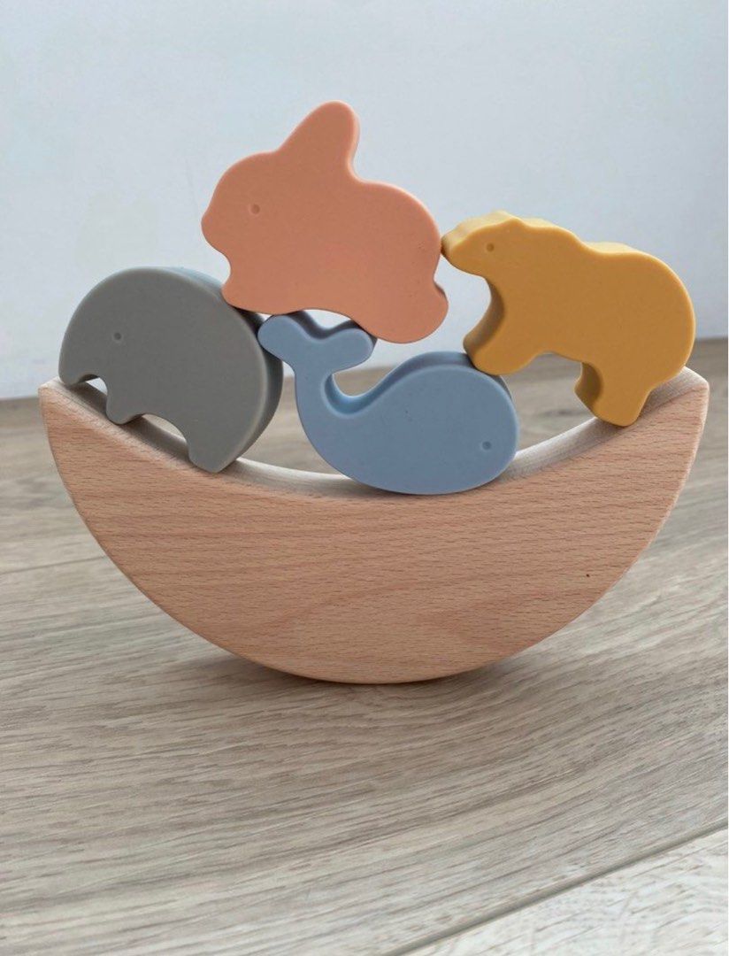 Wooden balancing toy, Babies & Kids, Infant Playtime on Carousell
